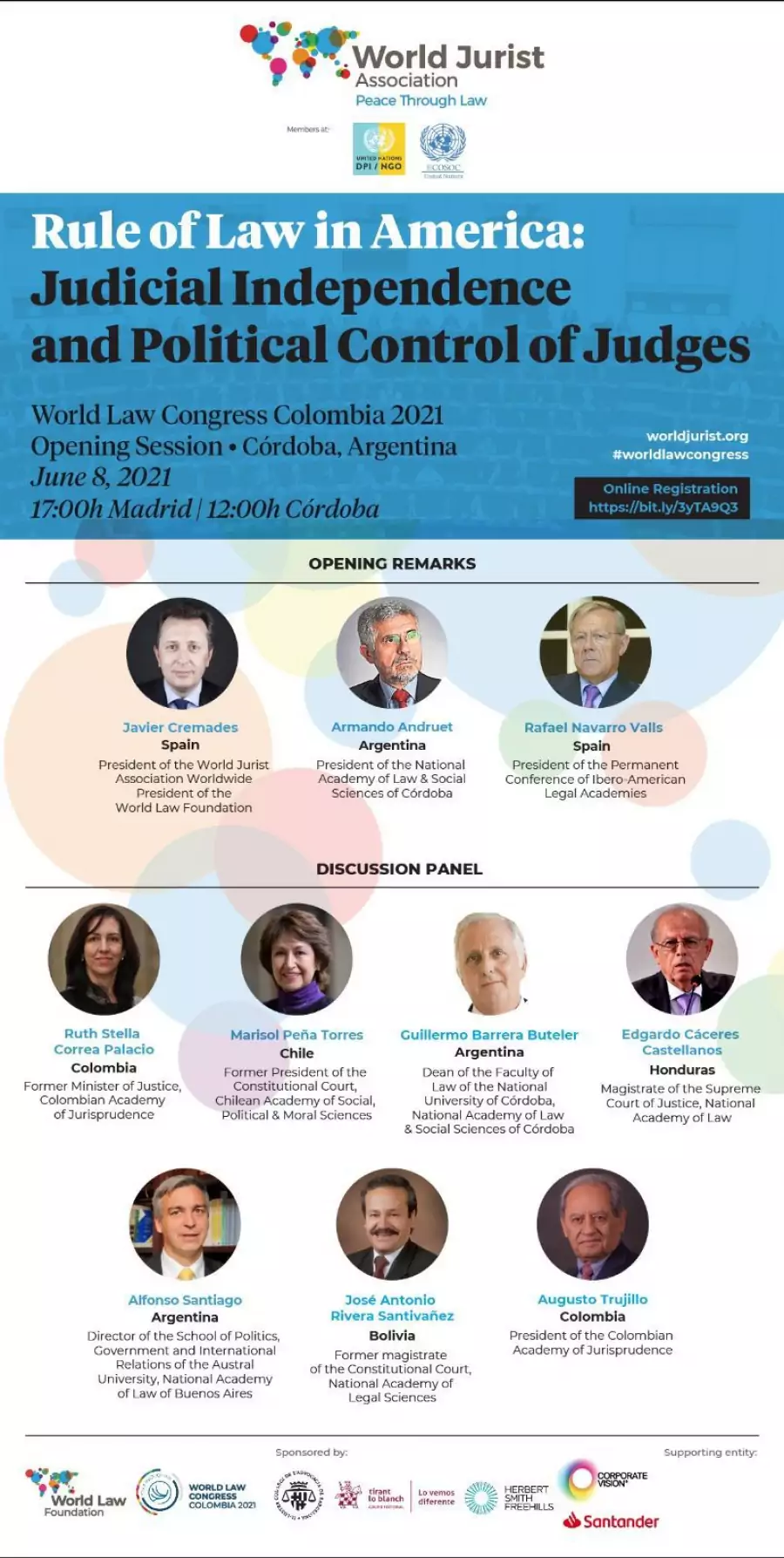 Invitación al “Rule of Law in America: Judicial Independence and ...